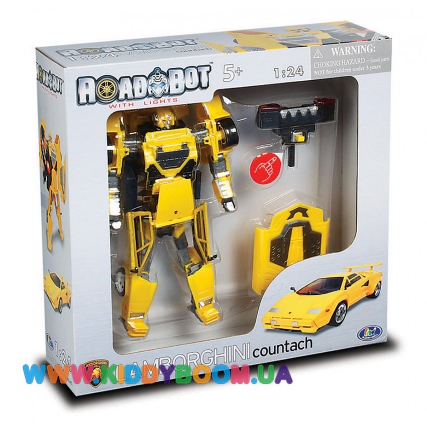Робот-трансформер Roadbot Lamborghini Countach (1:24) HAPPY WELL 53061R ...