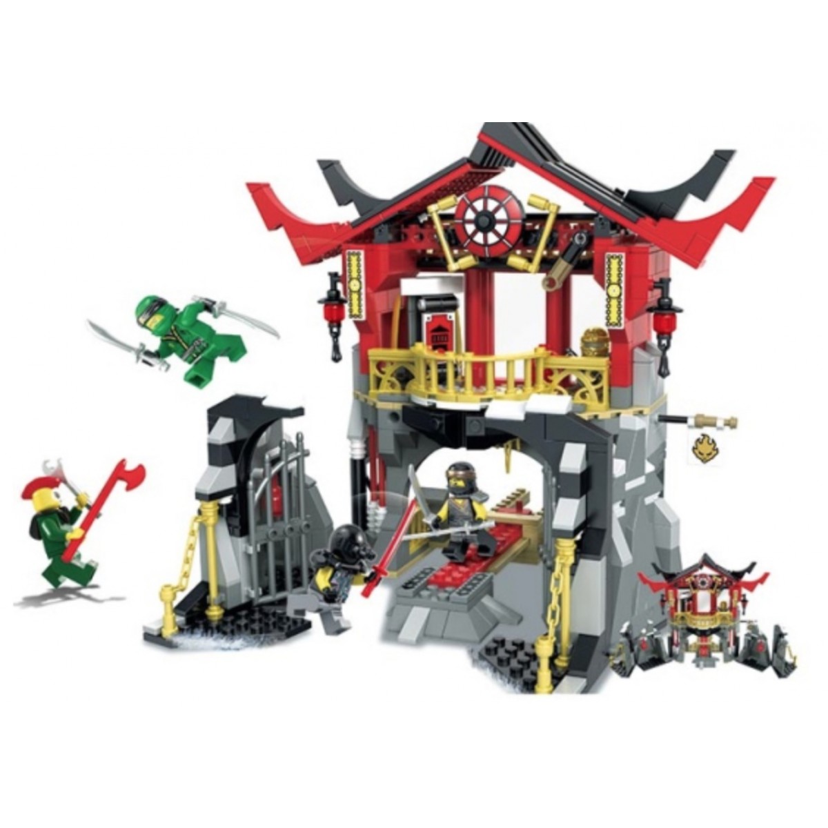 Конструктор Храм воскресения, серия Герои ниндзя JVToy 16009 купить в ...