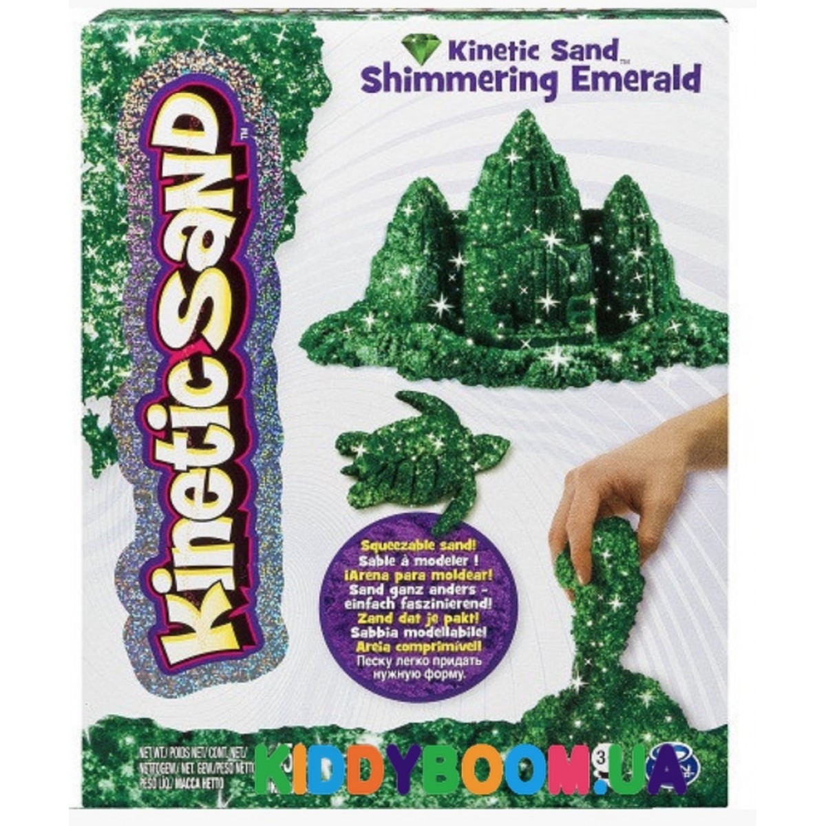 Кинетический песок Wacky Tivities Kinetic Sand Metallic зеленый 71408Em ...