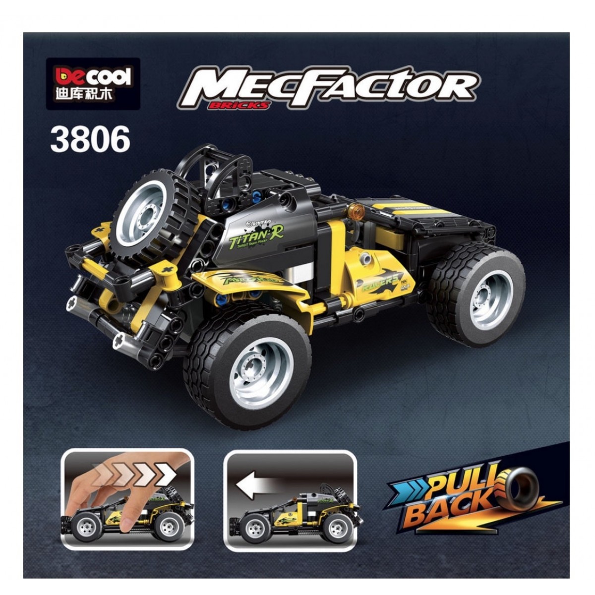 Конструктор Decool MecFactor 3806 Внедорожный гонщик (392 дет-й) купить в Харькове и Украине ...